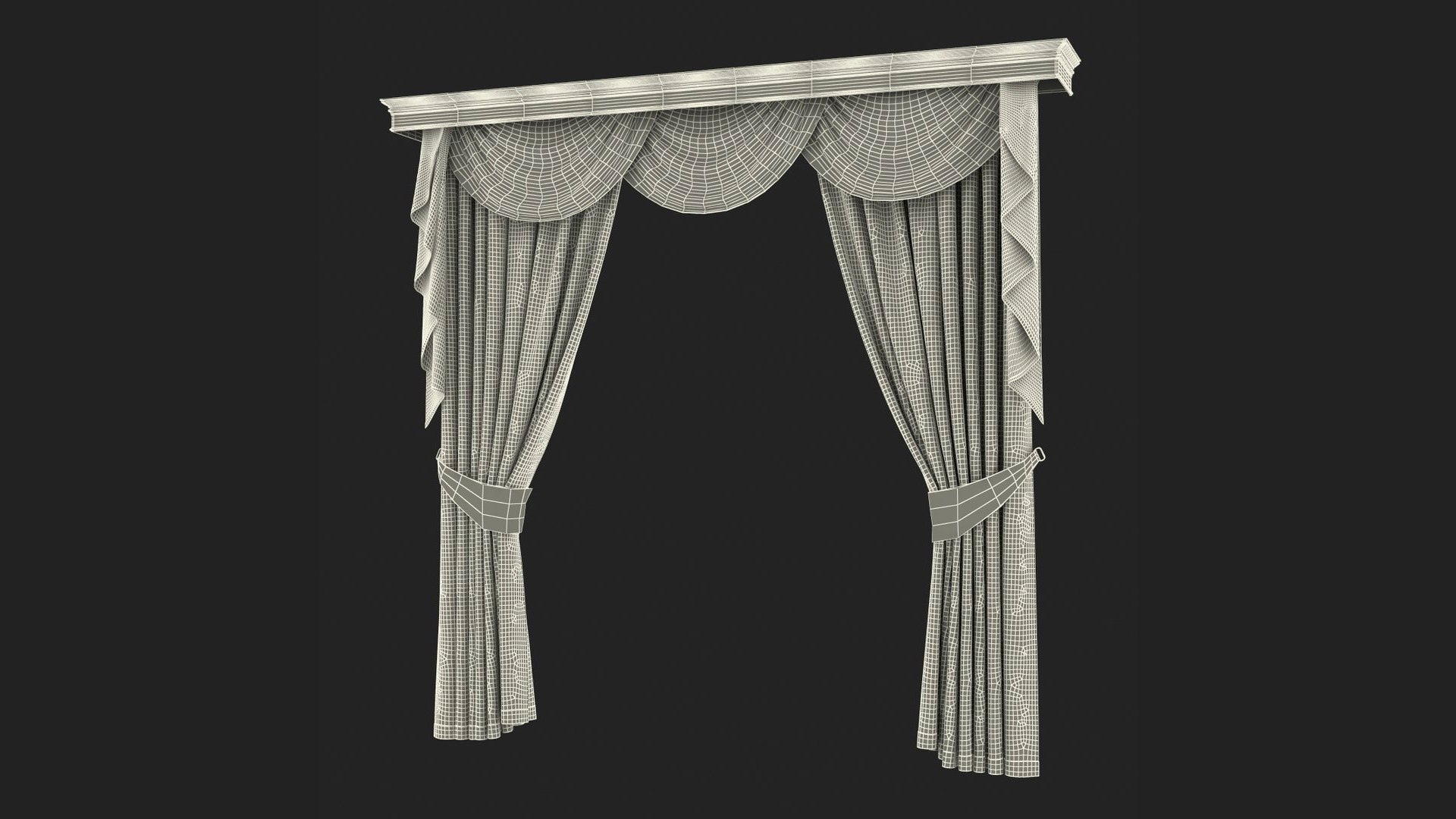 3D Model Curtain Collection 2 - TurboSquid 2200281
