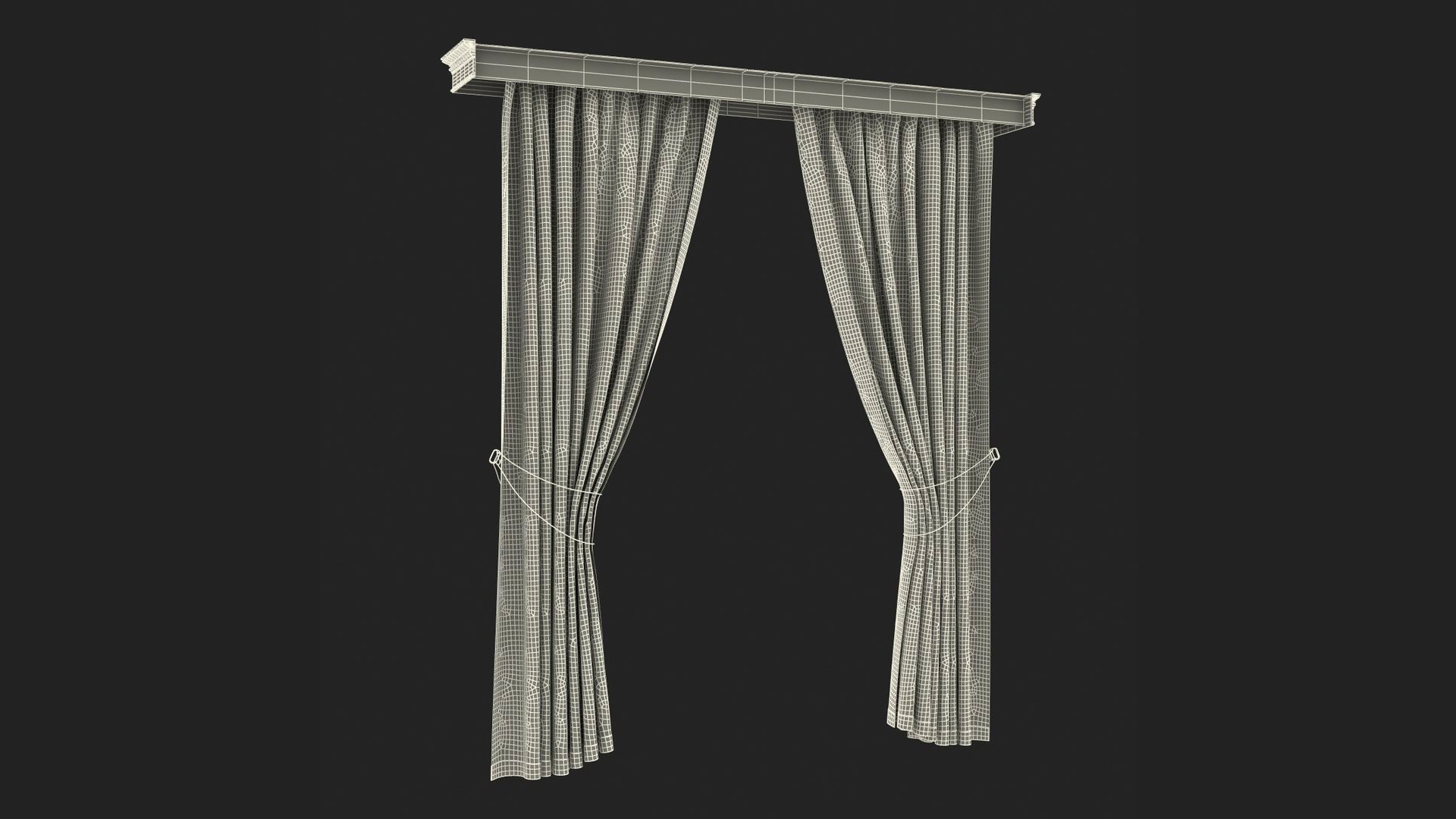 3D Model Curtain Collection 2 - TurboSquid 2200281