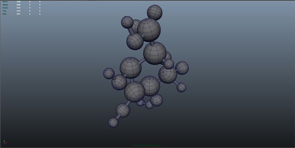 3d model glucose structure