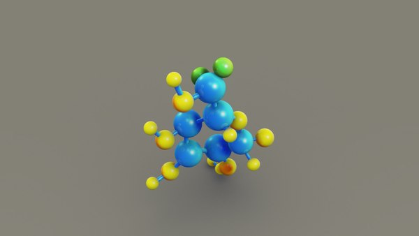 3d model glucose structure