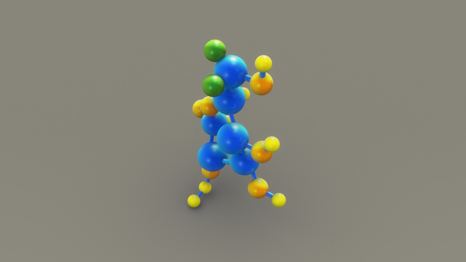3d Model Glucose Structure