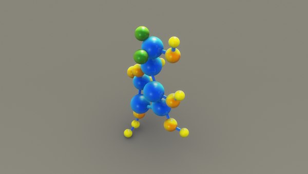 3d model glucose structure