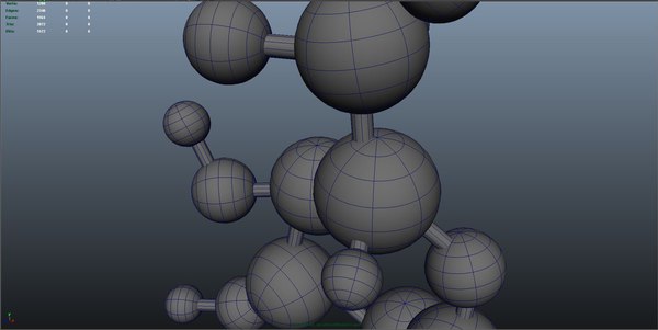 3d model glucose structure