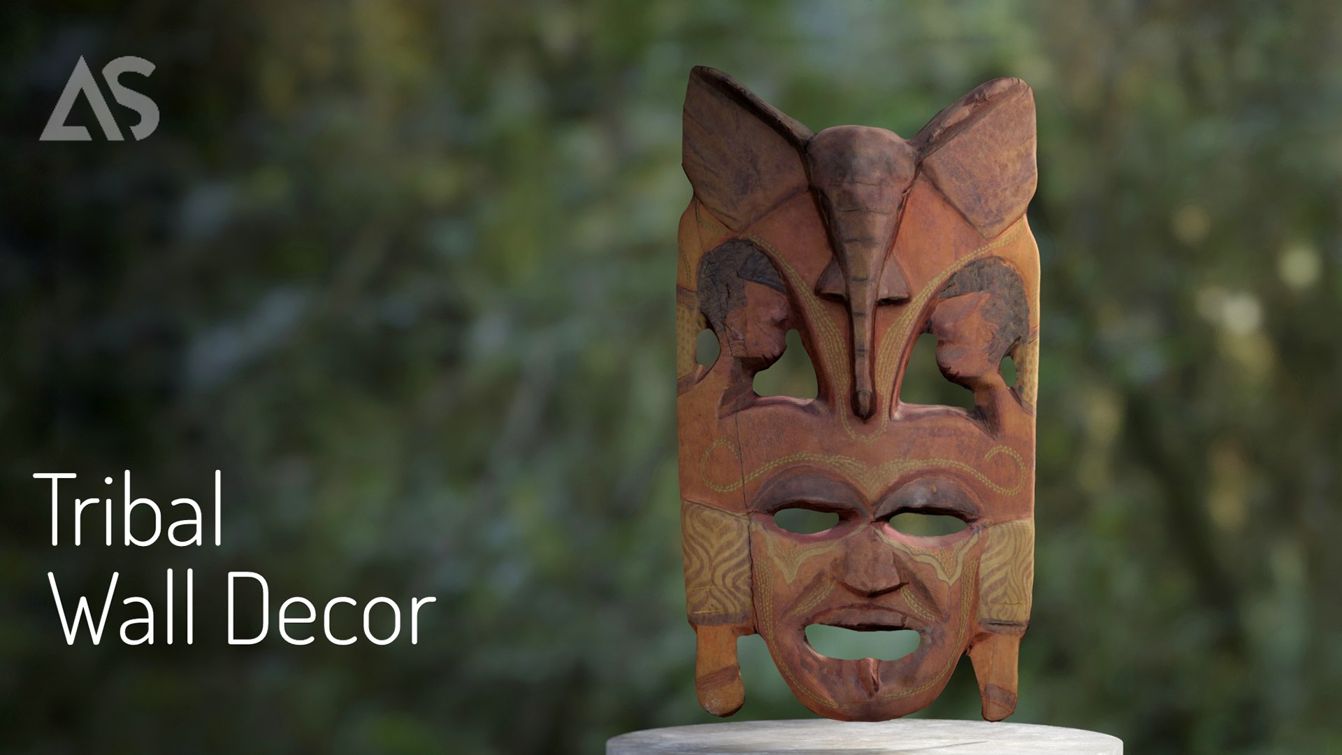 Tribal Wall Decor model - TurboSquid 1853357