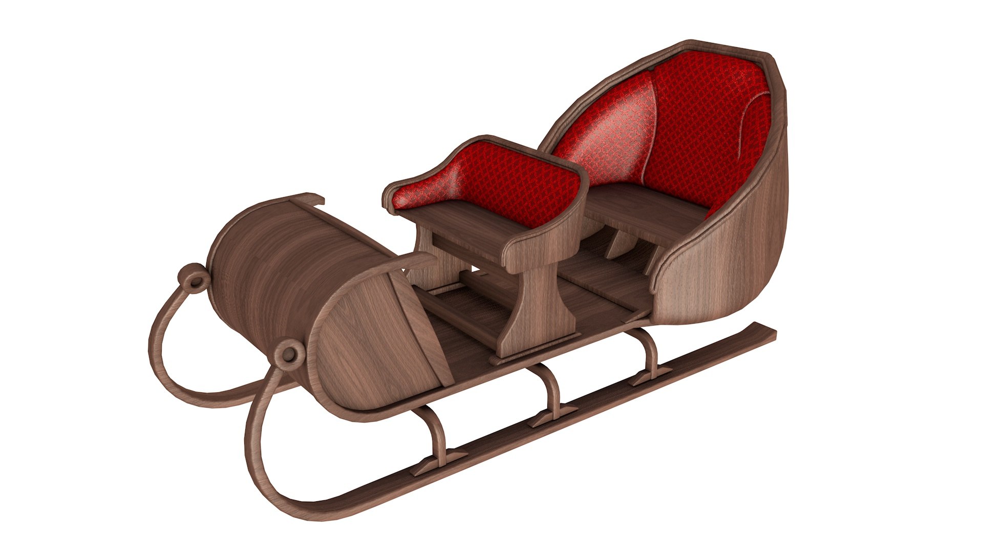 3D Model Sleigh - TurboSquid 1967349