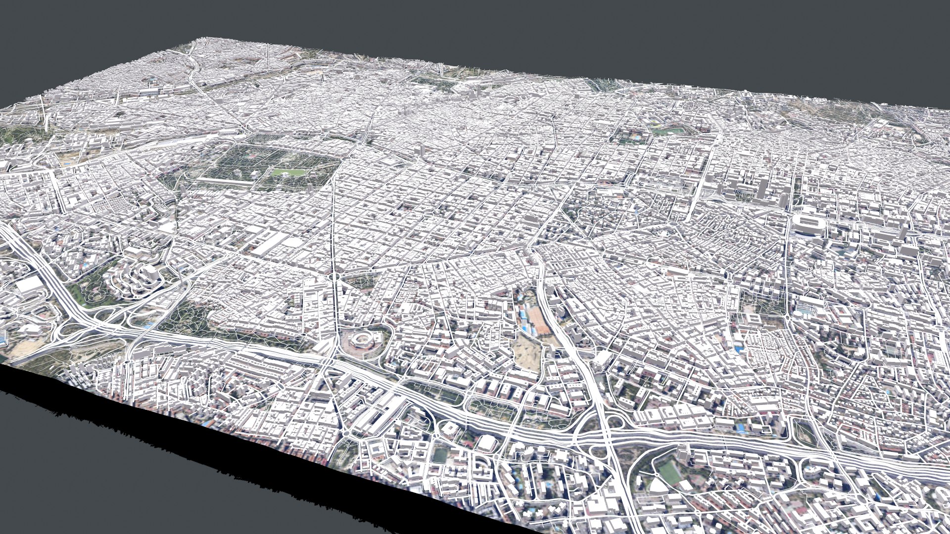 Cityscape Madrid Spain 3D - TurboSquid 1814646