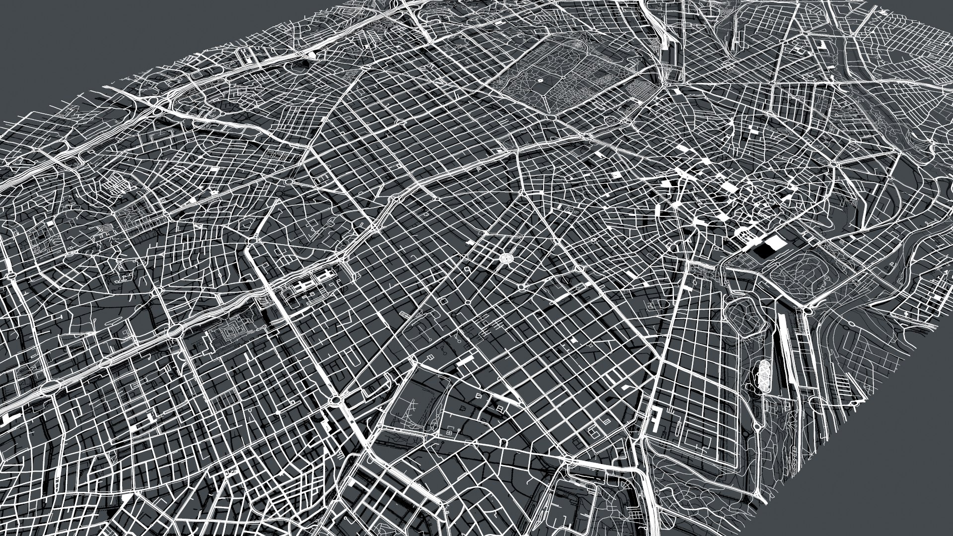 Cityscape Madrid Spain 3D - TurboSquid 1814646