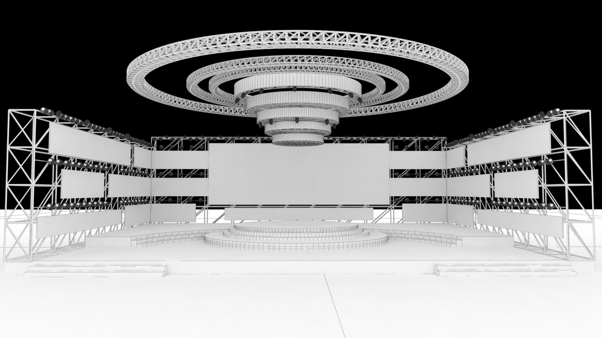 3D Virtual Event Stage 08 - TurboSquid 2192842