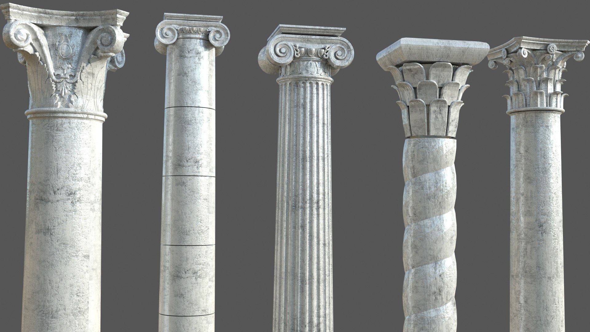 3D Model Column 1 - TurboSquid 2337463