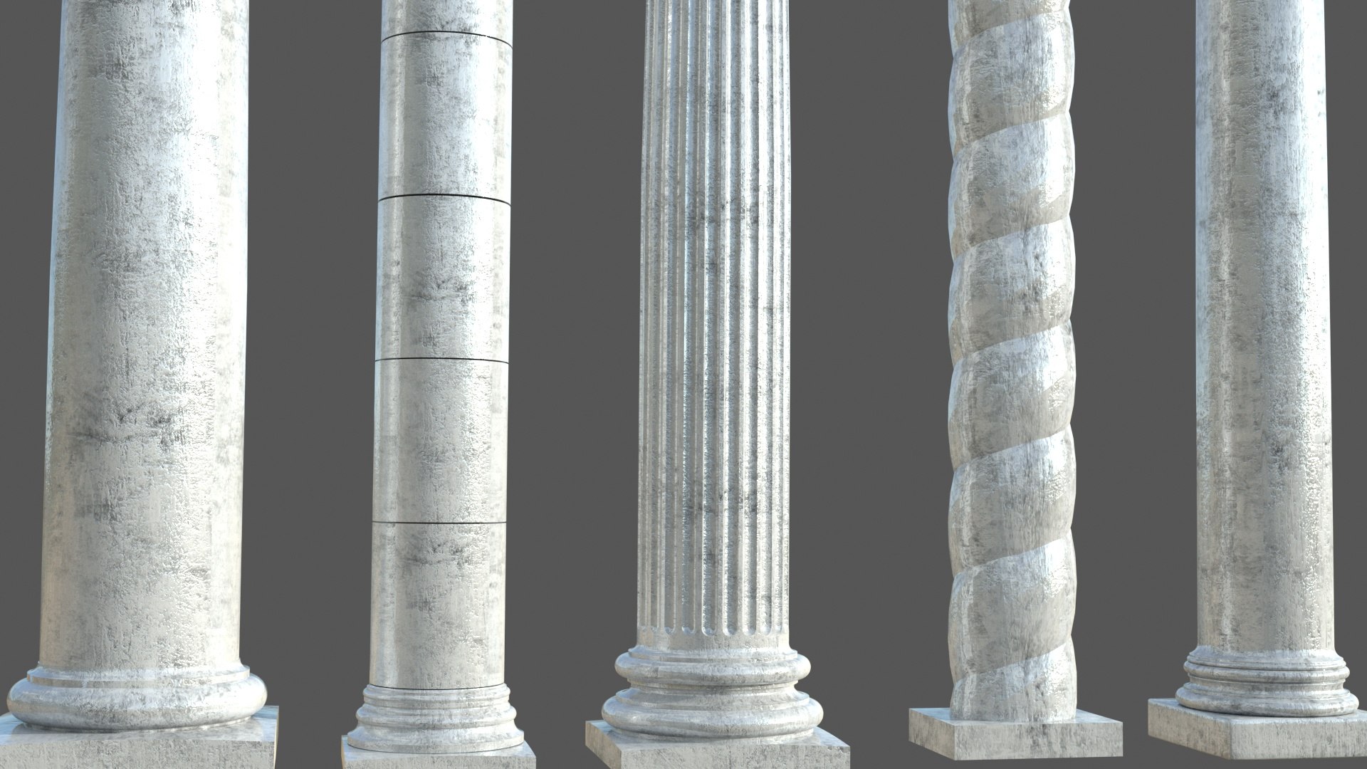 3D Model Column 1 - TurboSquid 2337463