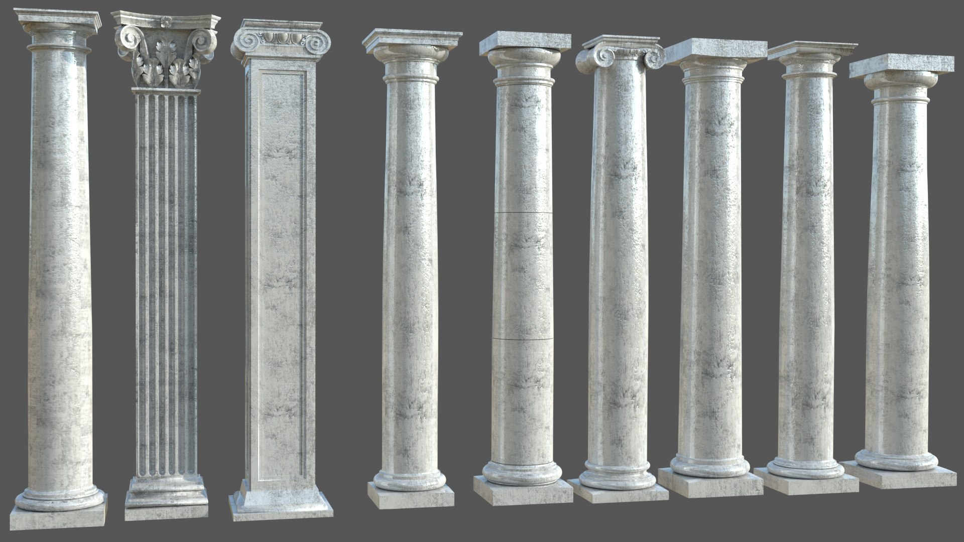 3D Model Column 1 - TurboSquid 2337463
