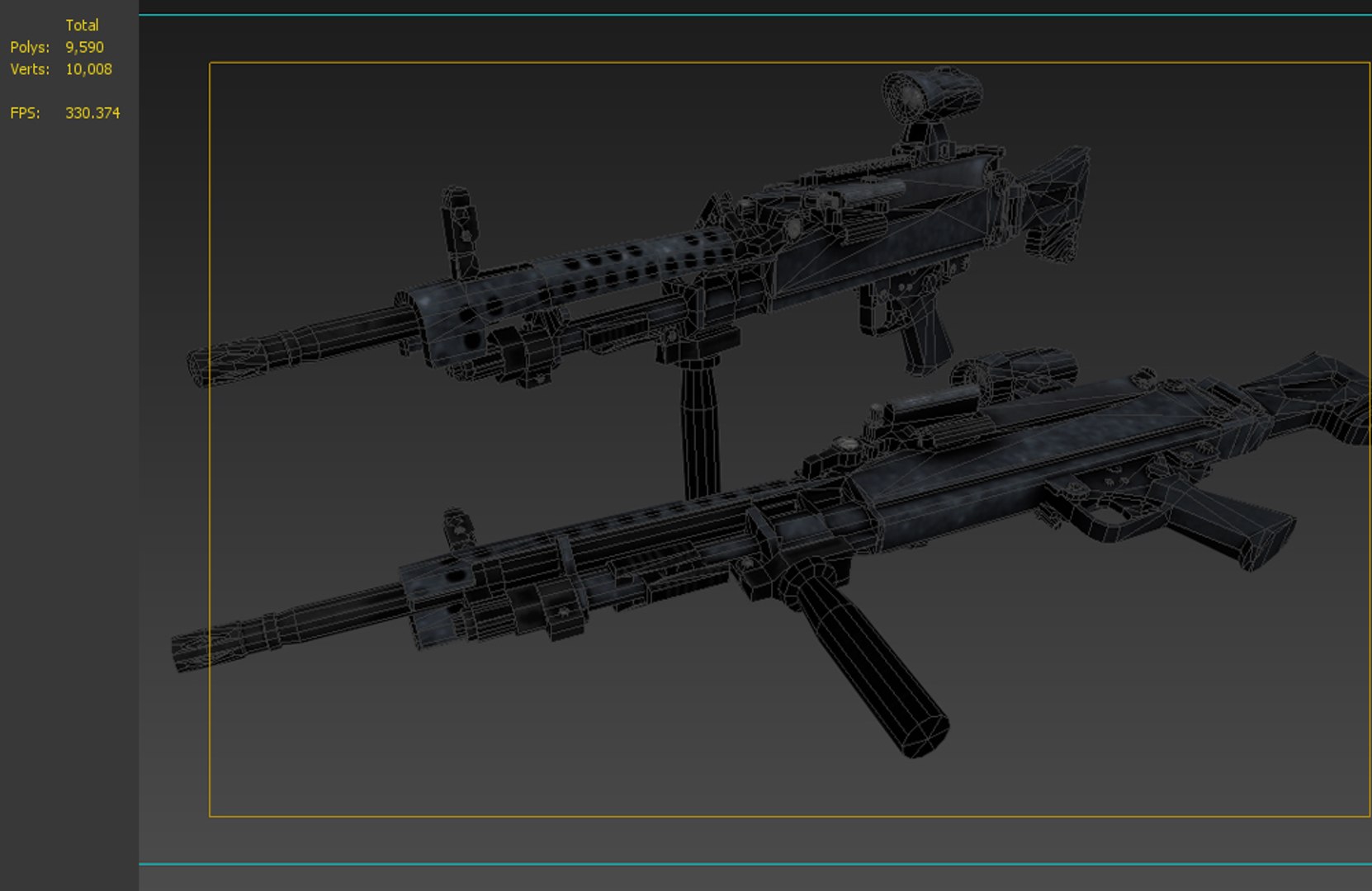 M240 Machine Guns Automatic 3D Model - TurboSquid 1653416