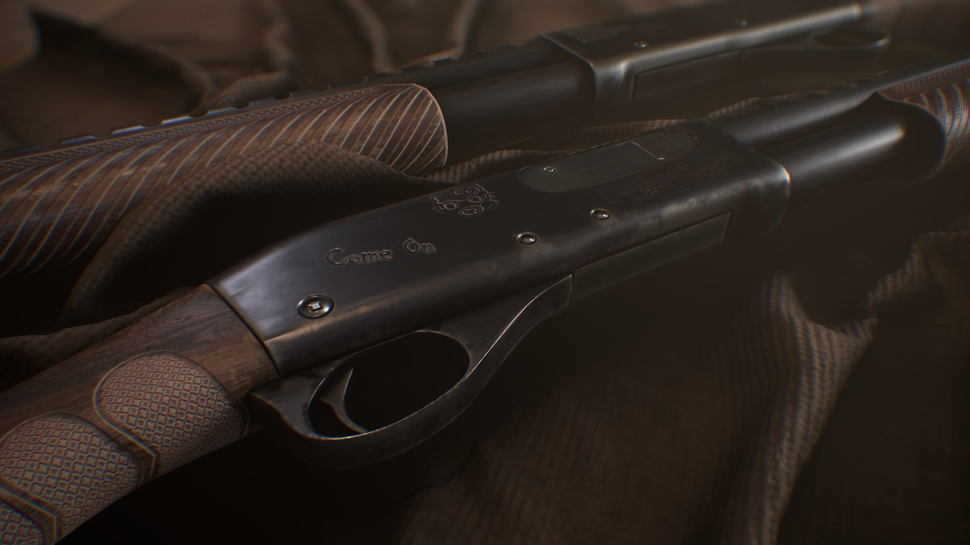 Sawed-Off Shotgun Low-poly 3D model 3D model - TurboSquid 2163312