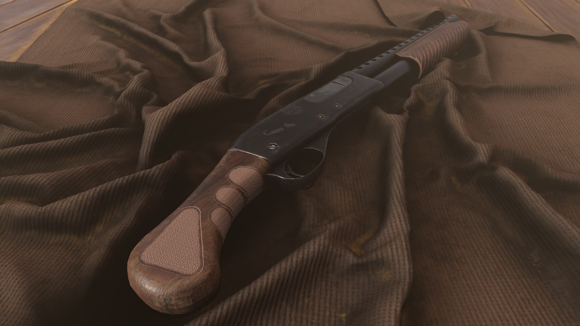 Sawed-Off Shotgun Low-poly 3D model 3D model - TurboSquid 2163312