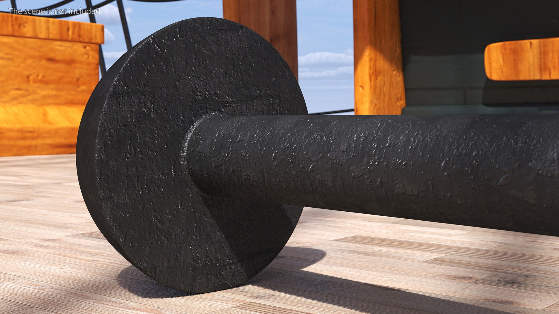 Bar Shot Naval Cannon Projectile 3D model - TurboSquid 2179078