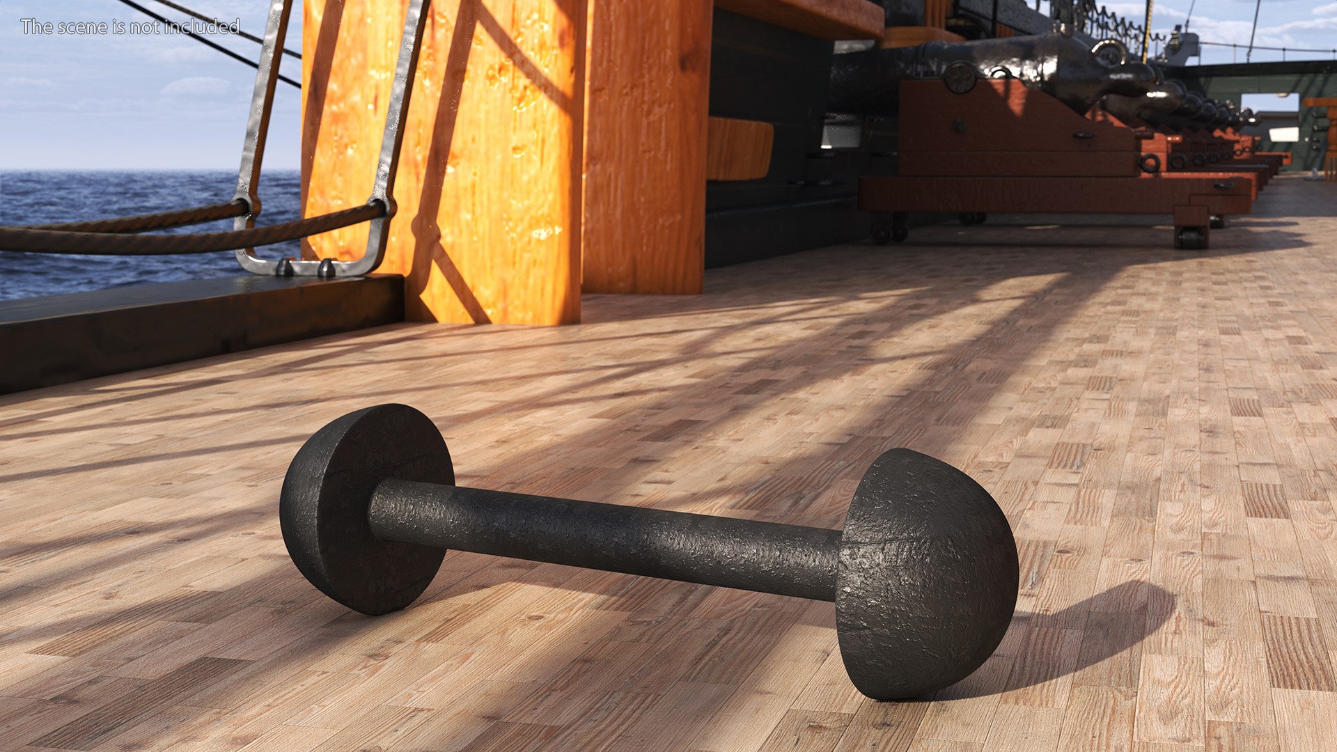 Bar Shot Naval Cannon Projectile 3D Model - TurboSquid 2179078