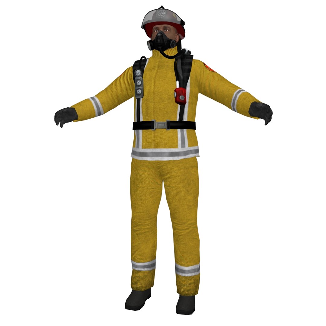 3d Fireman Ready