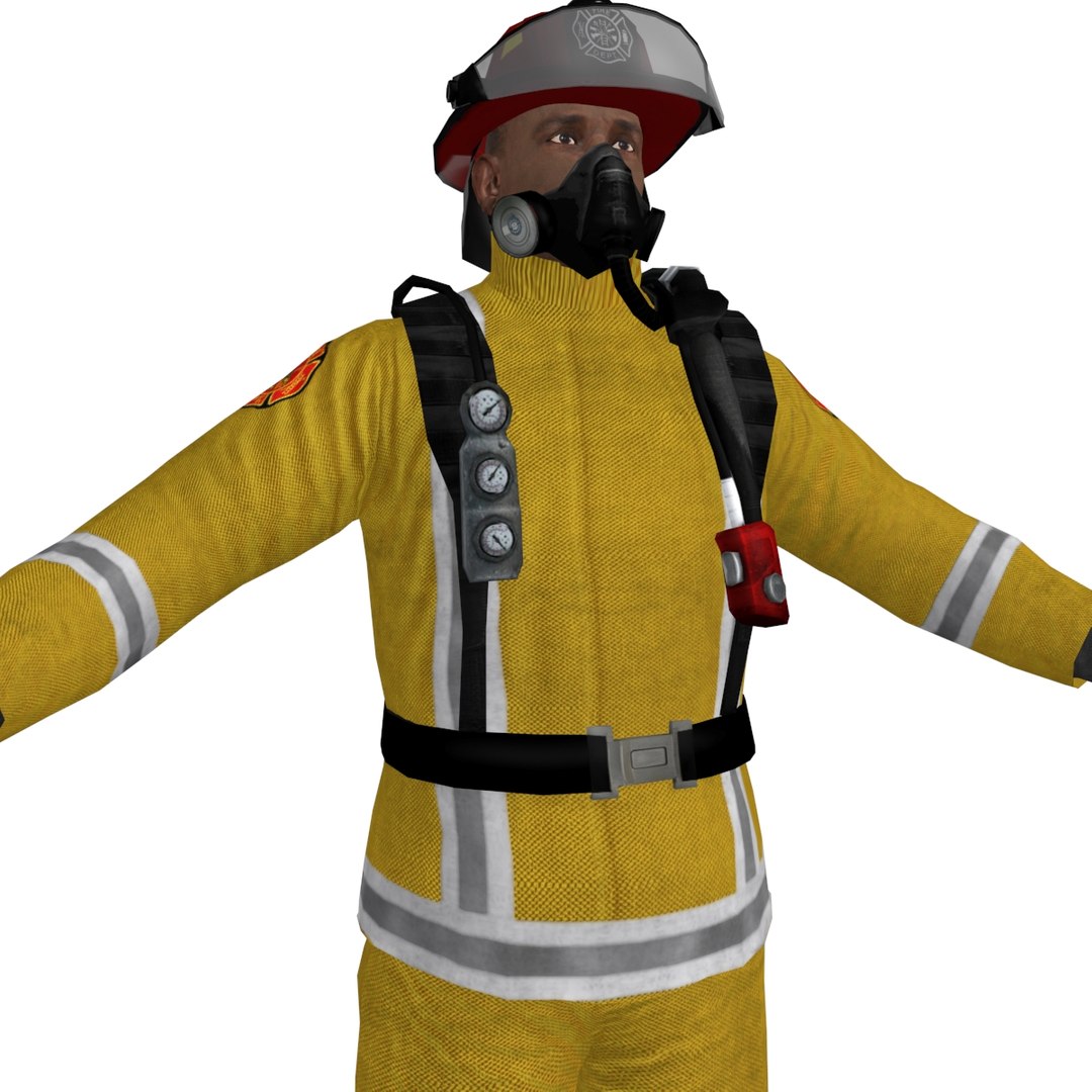 3d Fireman Ready