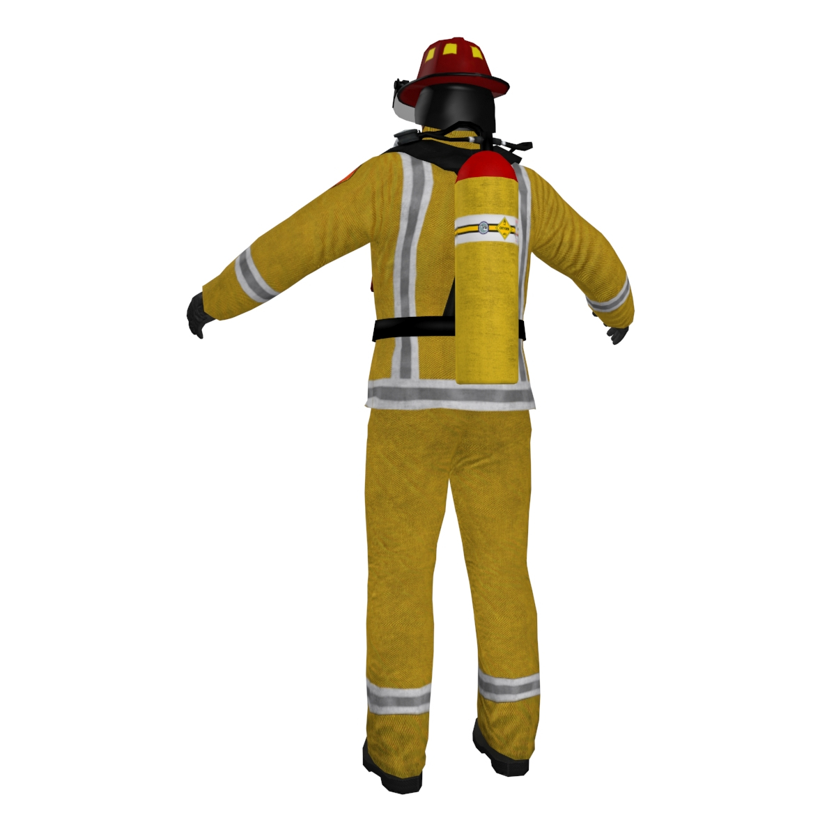 3d fireman ready