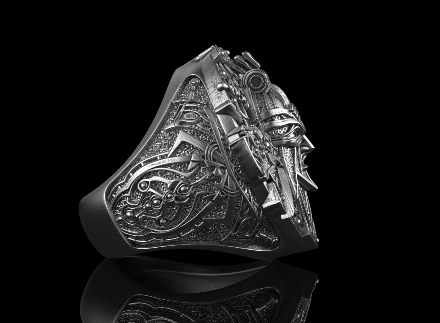 Jewelry Signed Ring with Roman legionnaire Warrior 0325 3D model ...