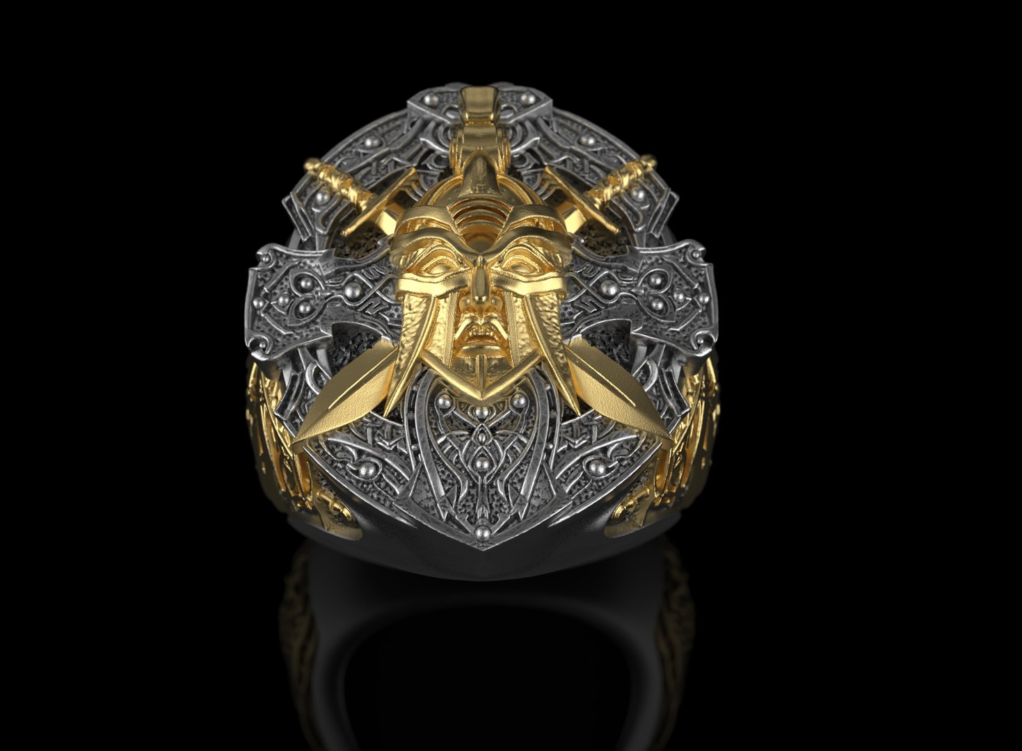 Jewelry Signed Ring with Roman legionnaire Warrior 0325 3D model ...