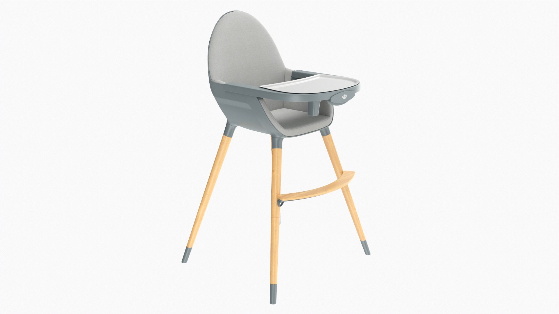 3D Babylo Baby Highchair With Table Model - TurboSquid 1824803