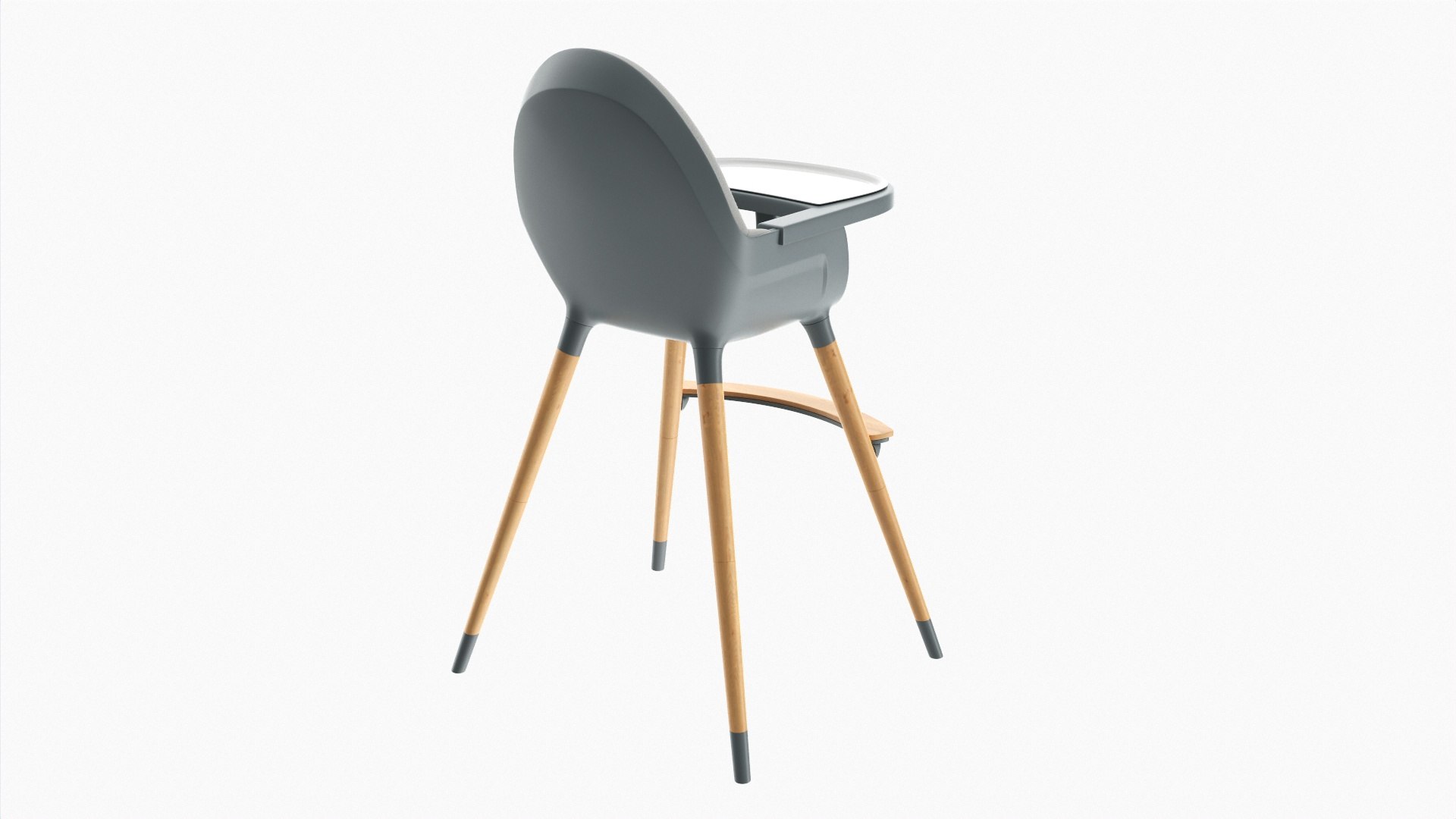 3D Babylo Baby Highchair With Table Model - TurboSquid 1824803
