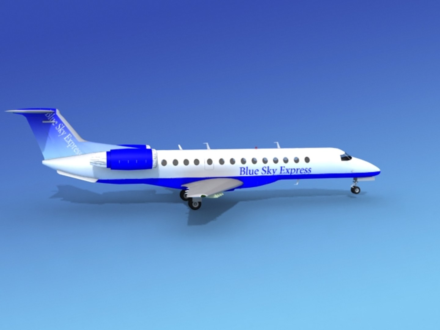 3d embraer erj
