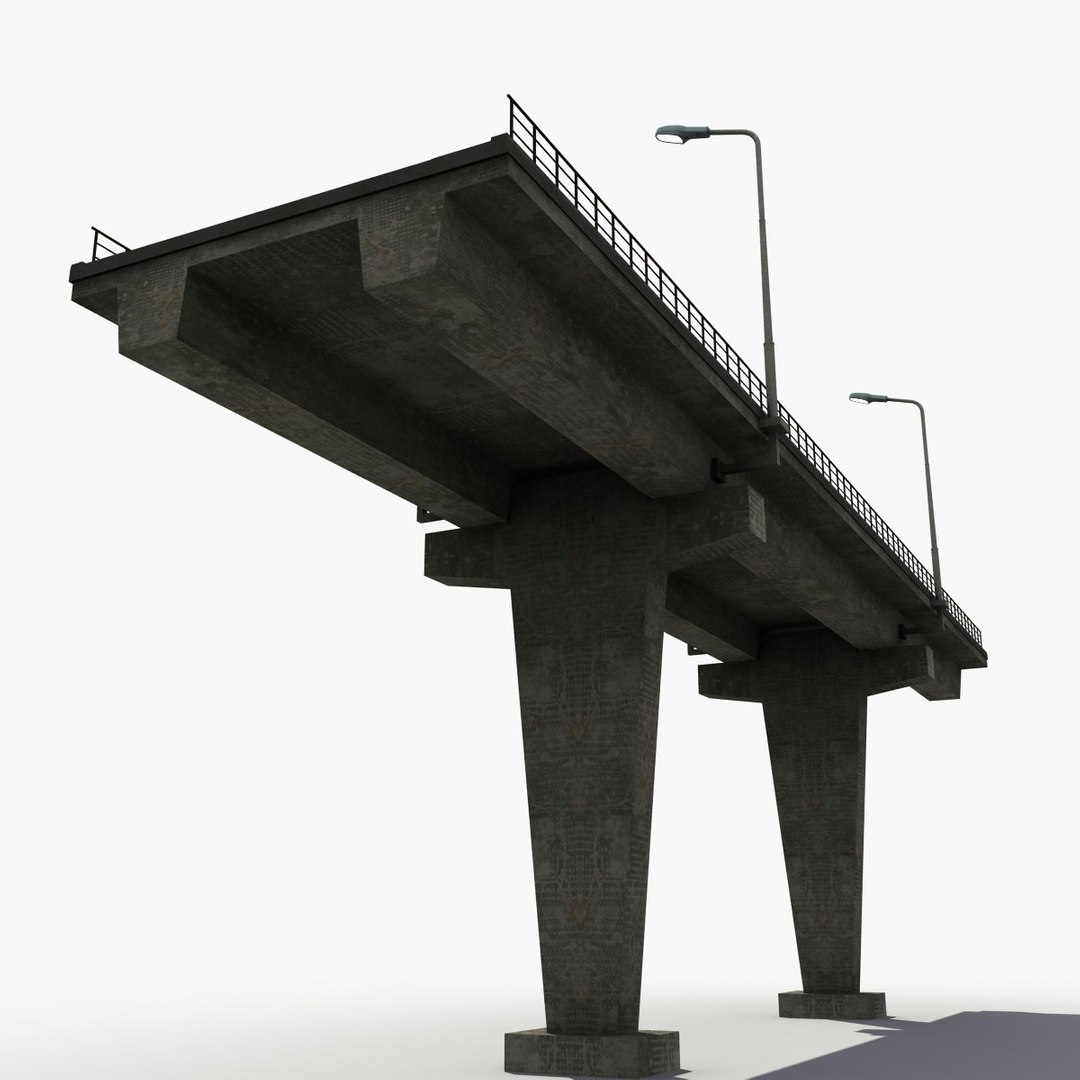 Highway Bridge 3d Model