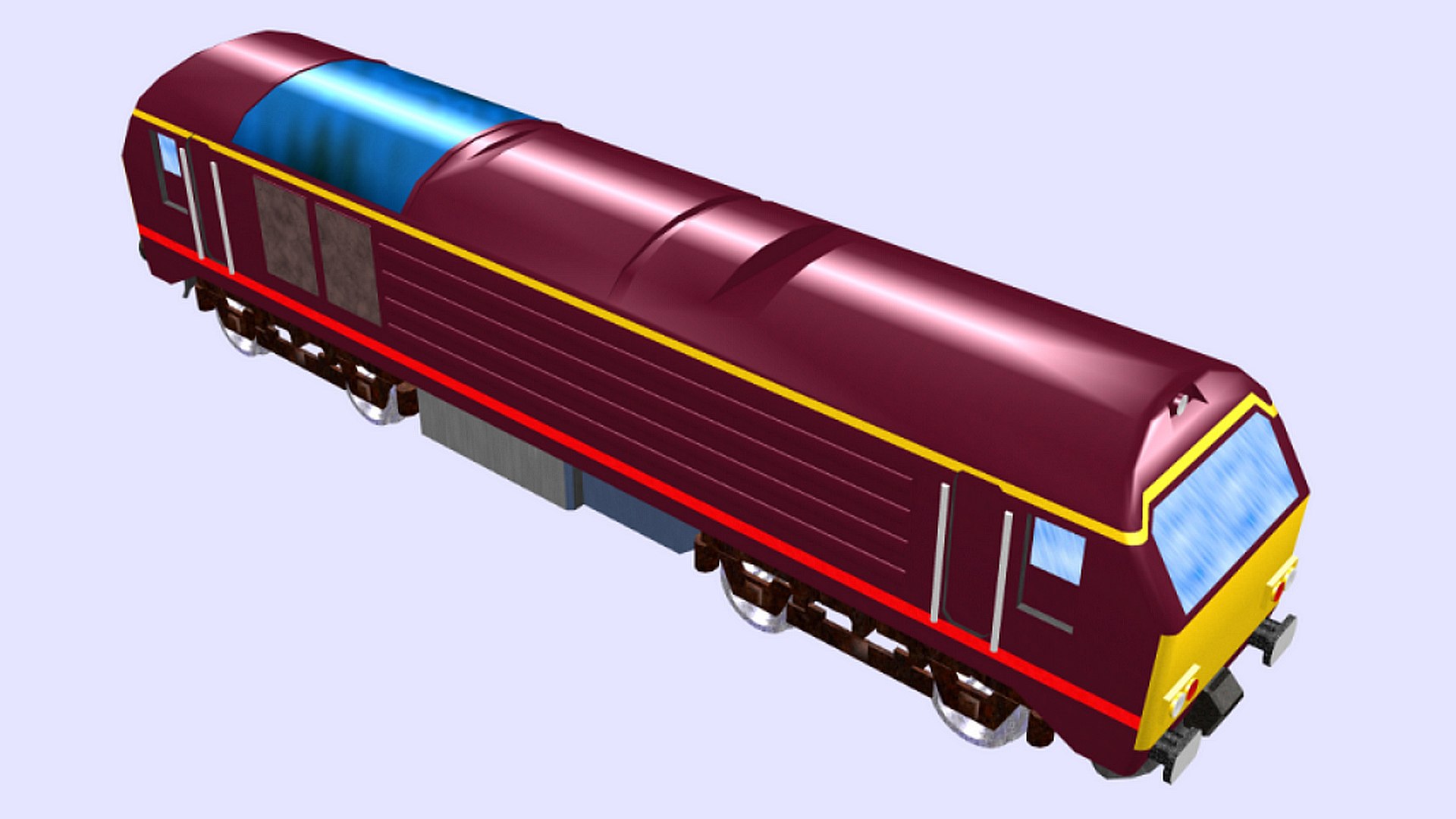 3D Diesel Locomotive British Rail - TurboSquid 1707572