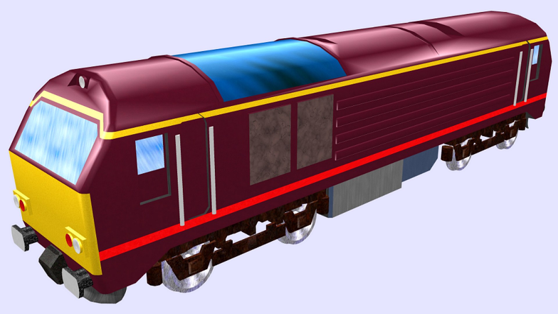 3D Diesel Locomotive British Rail - TurboSquid 1707572
