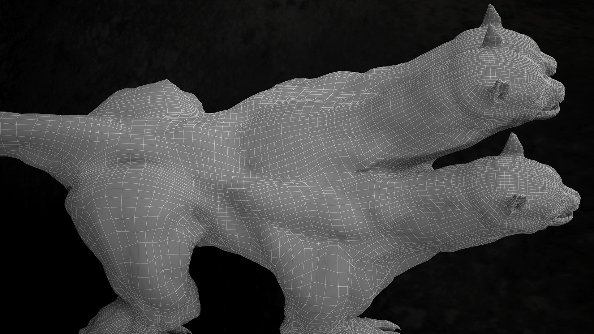 3D Cerberus Dog Base Mesh - TurboSquid 2157649