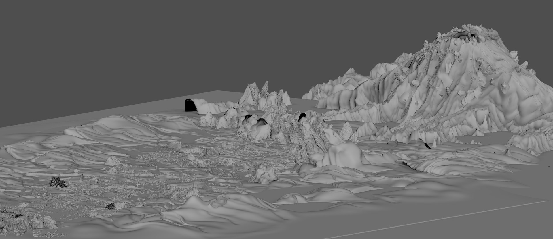 Volcano Mountain 3D Model - TurboSquid 2113482