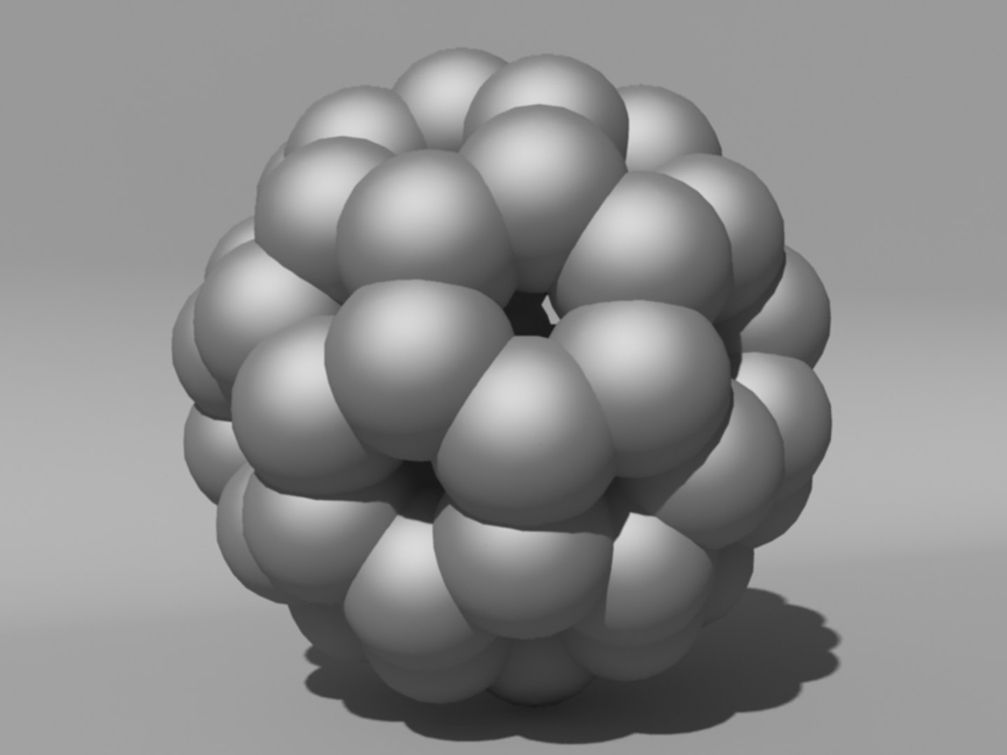 Free Carbon Bucky Ball 3d Model