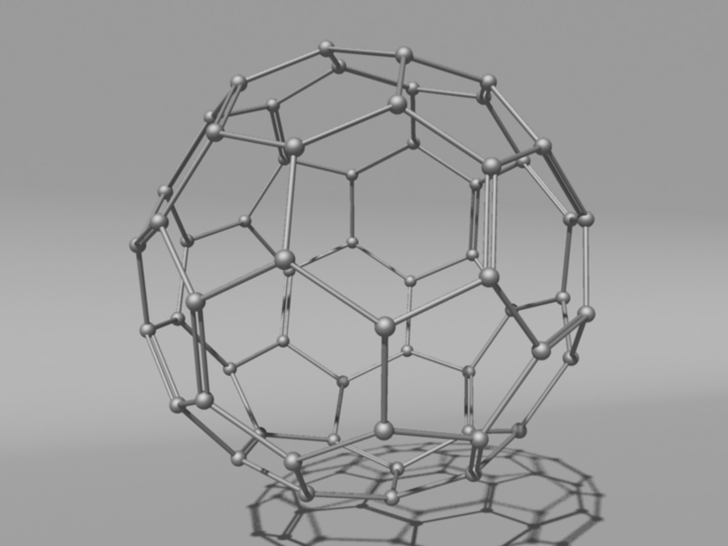 Free Carbon Bucky Ball 3d Model