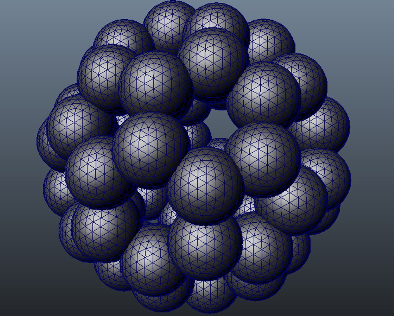 Free Carbon Bucky Ball 3d Model