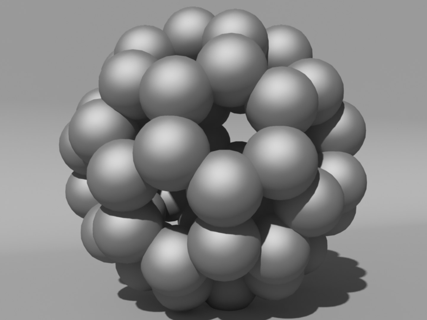 Free Carbon Bucky Ball 3d Model