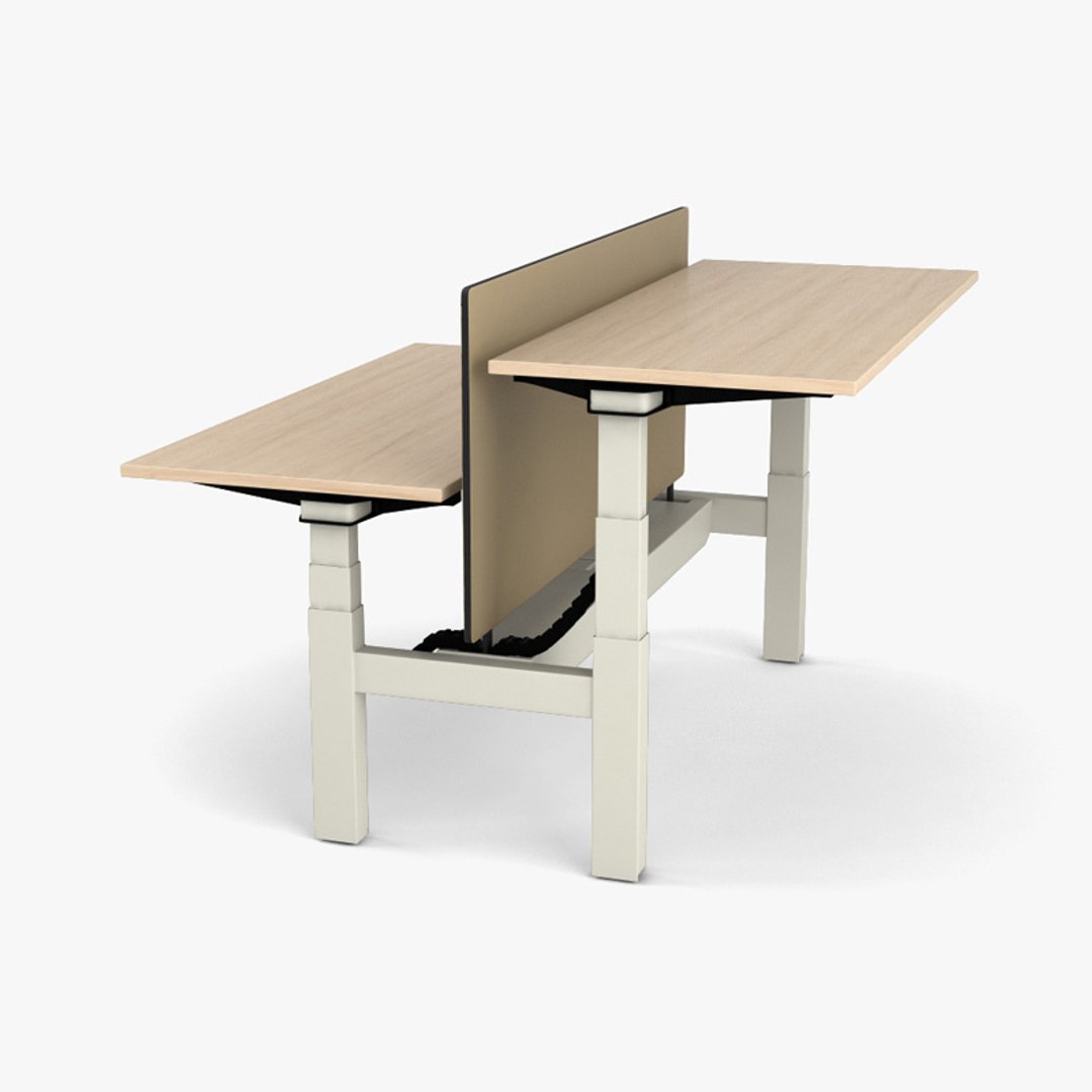 Steelcase Ology Bench Table model - TurboSquid 1821370