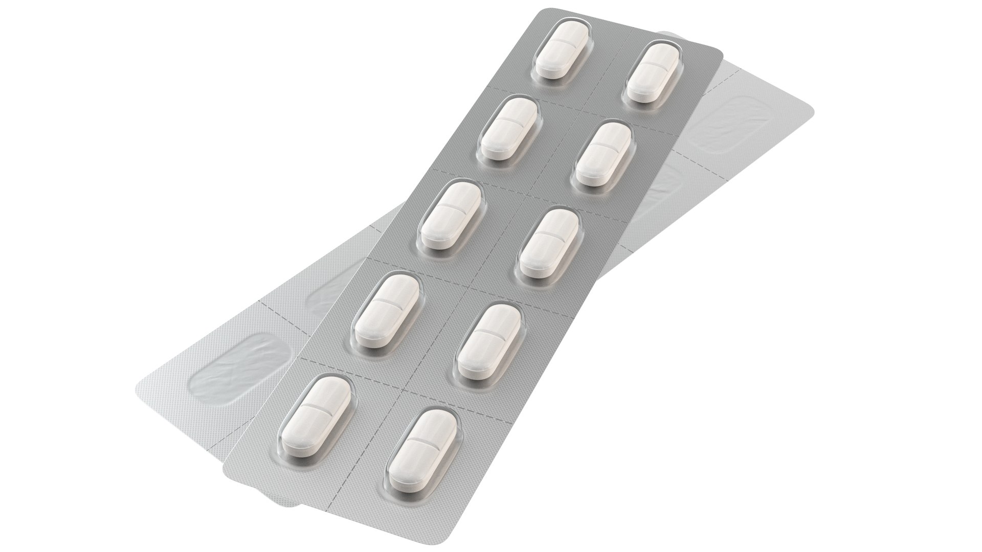 Pills Blister Pack 3D Model - TurboSquid 2152594