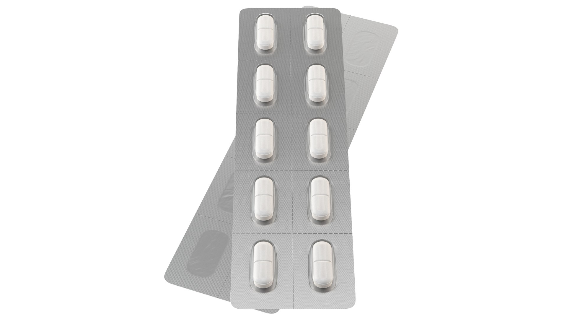 Pills Blister Pack 3D Model - TurboSquid 2152594