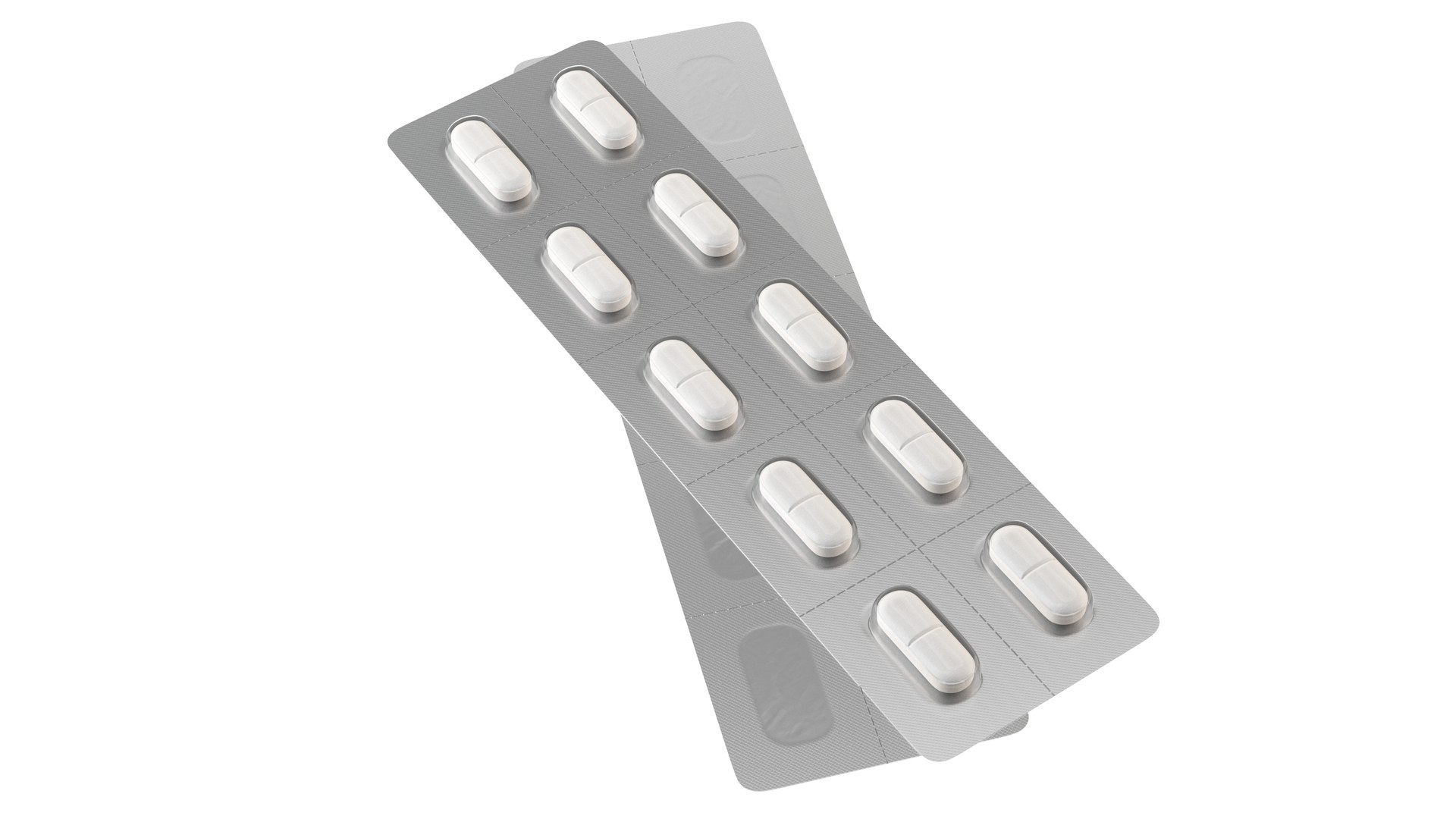 Pills Blister Pack 3D Model - TurboSquid 2152594