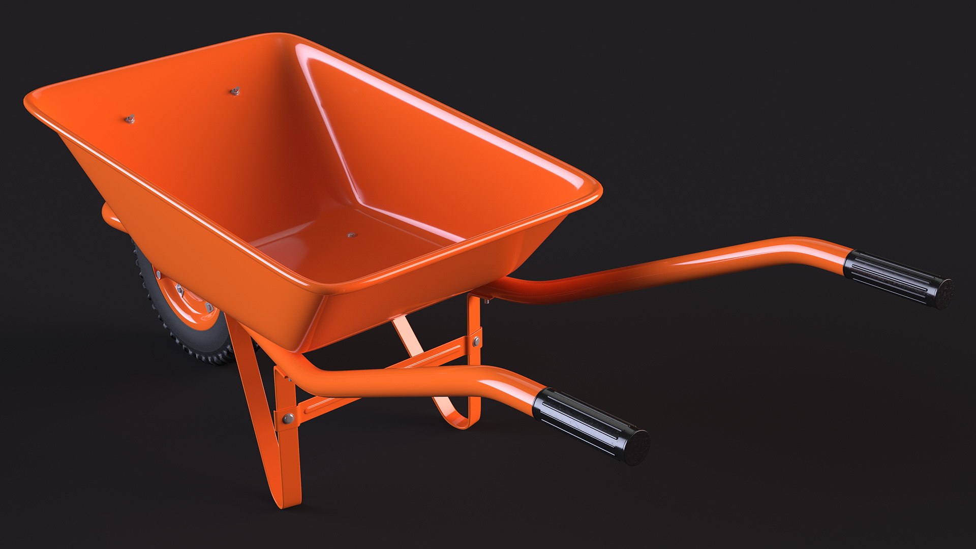 Construction Single Wheel Barrow Model - TurboSquid 2059833