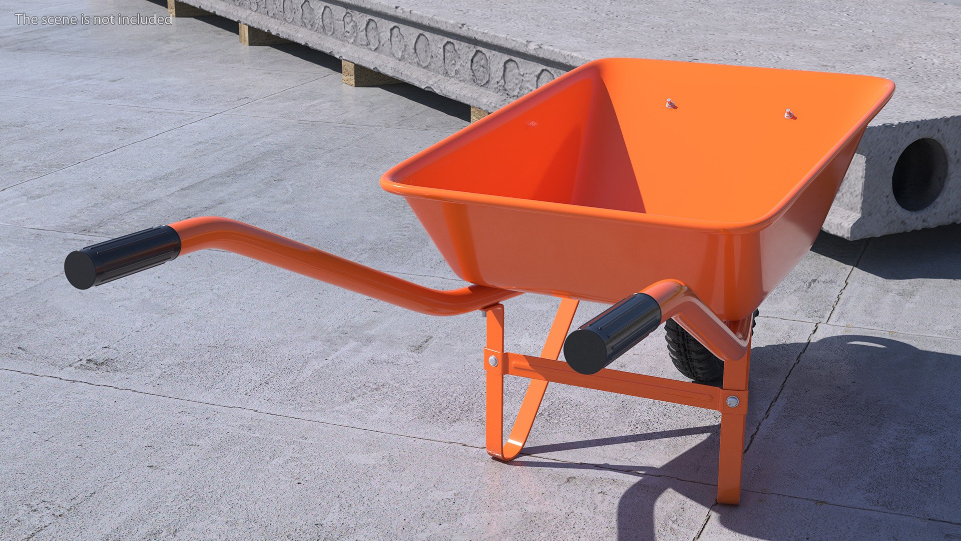 Construction Single Wheel Barrow Model - TurboSquid 2059833