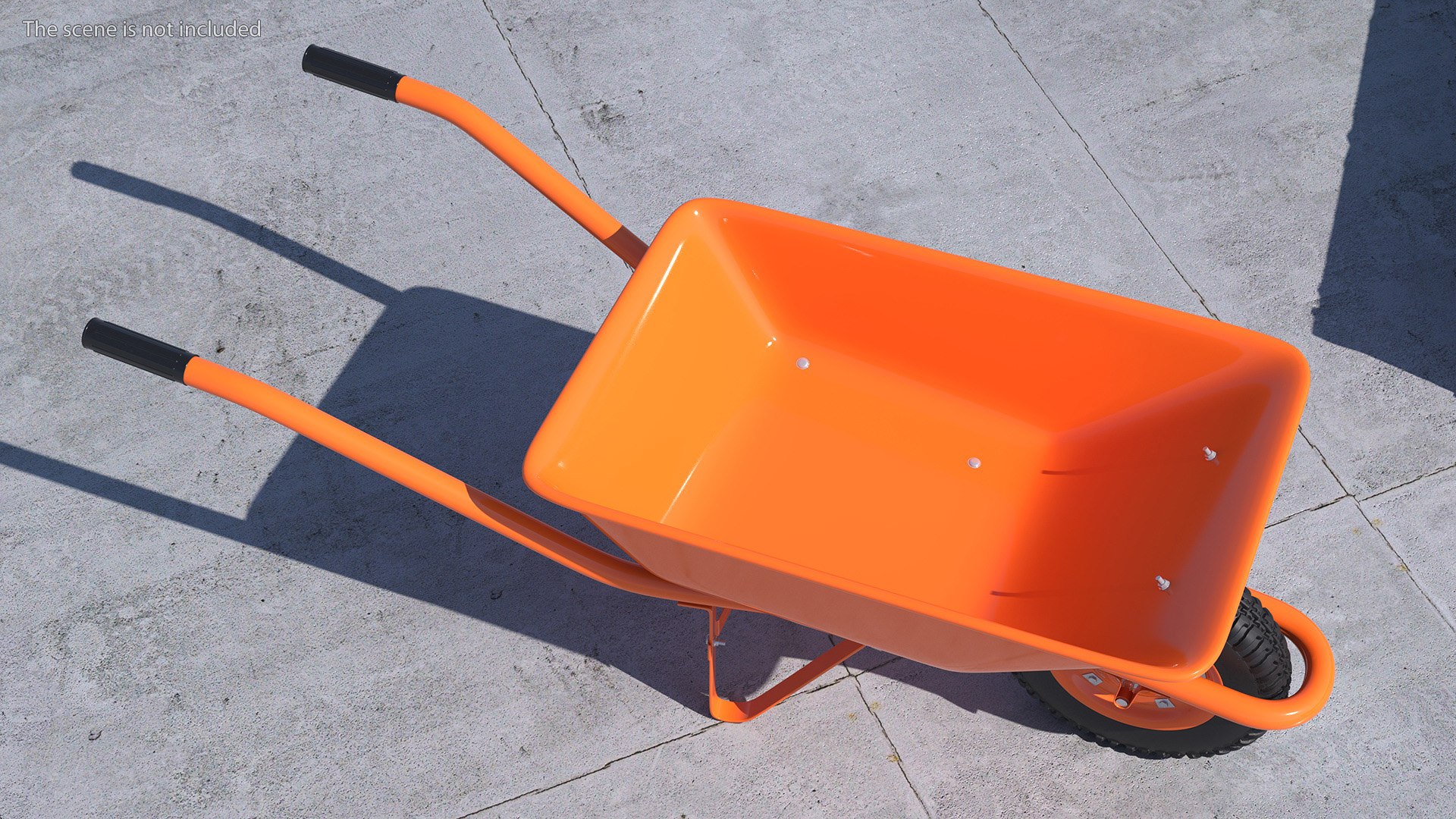 Construction Single Wheel Barrow Model - TurboSquid 2059833
