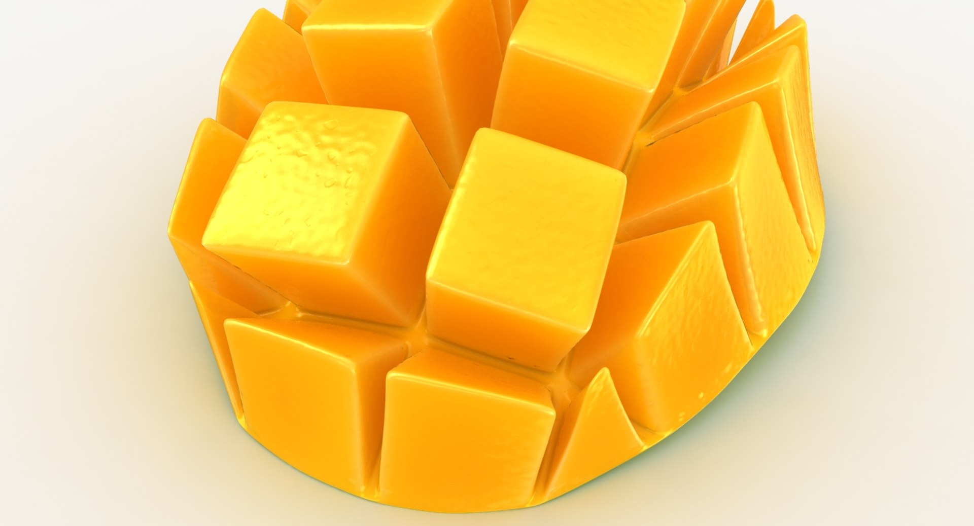 Realistic Mango Slice 3D - TurboSquid 1400691