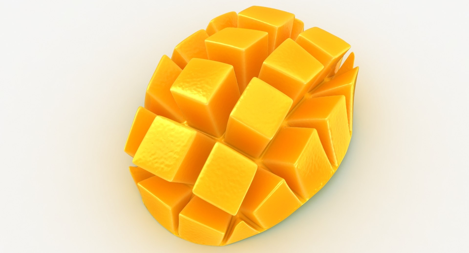 Realistic Mango Slice 3D - TurboSquid 1400691