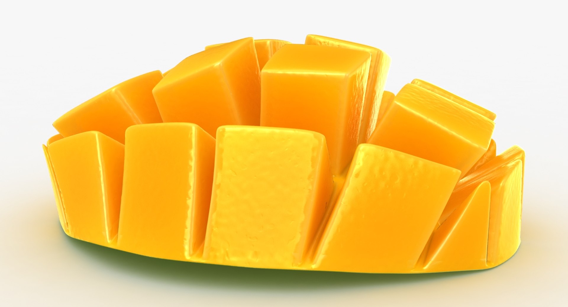 Realistic Mango Slice 3D - TurboSquid 1400691