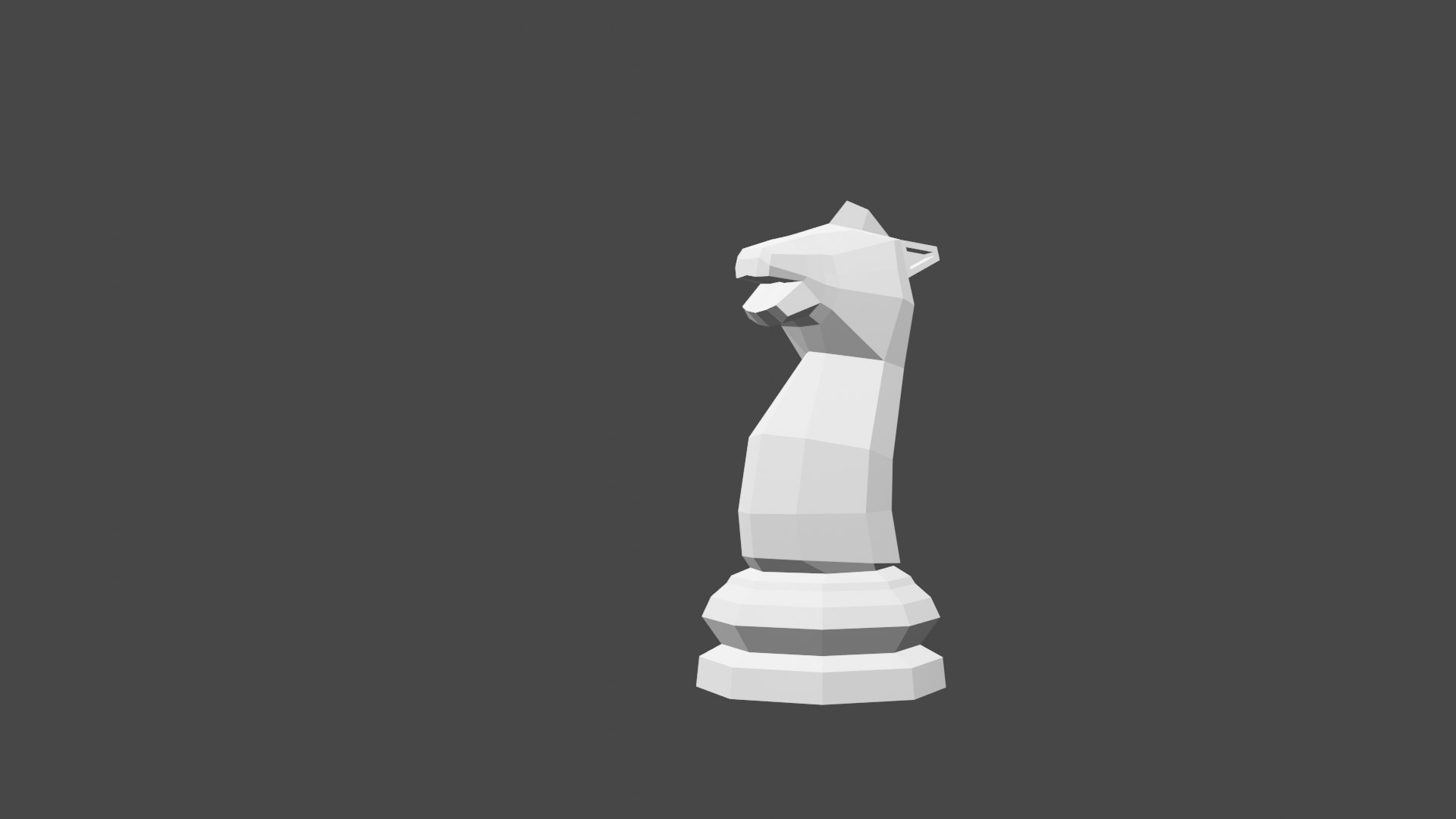 Low Poly Chess Knight Model - TurboSquid 1852053
