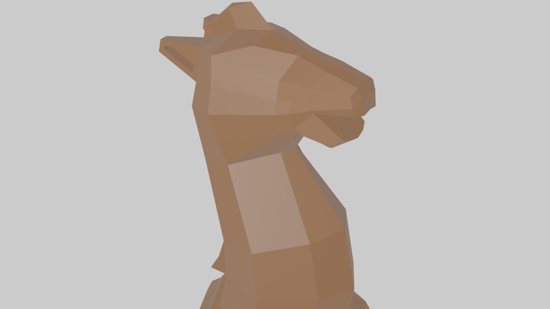 Low Poly Chess Knight Model - TurboSquid 1852053
