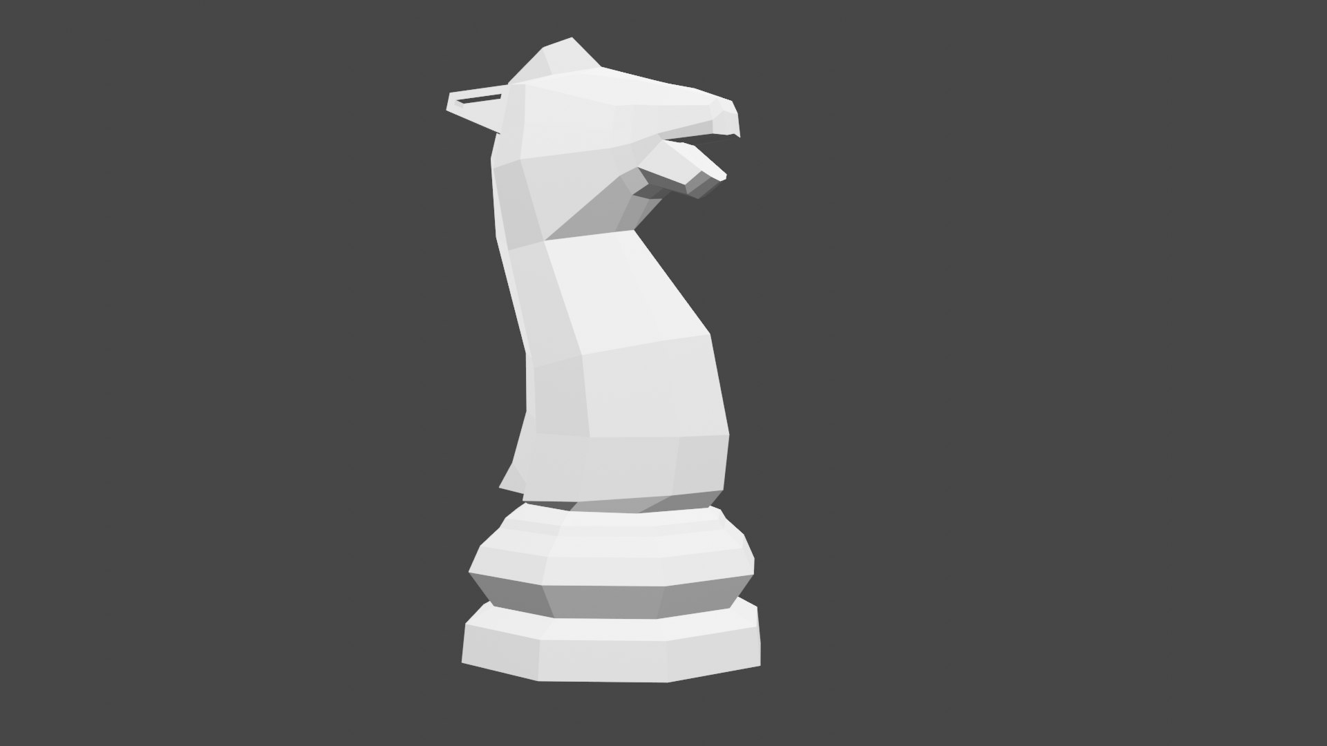 Low Poly Chess Knight Model - TurboSquid 1852053